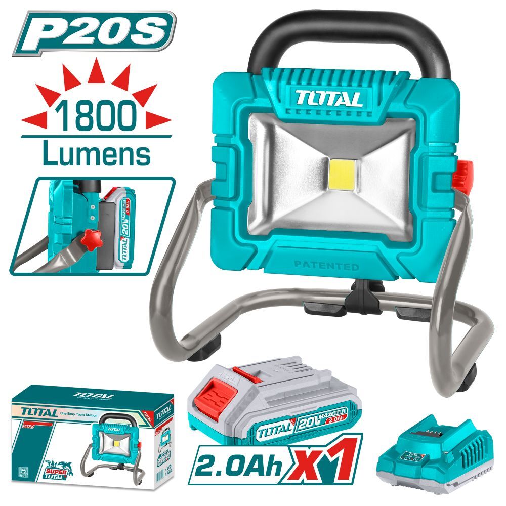 Reflector Led Portatil 20V 20W 1800 lum – Ferrodigitalweb